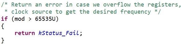 Solved: Dynamically change pwm frequency on FTM - NXP Community
