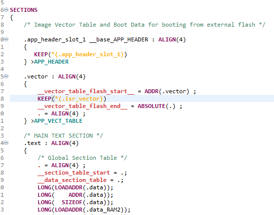 Solved: Cannot move the ISR vector to a different area in external ...