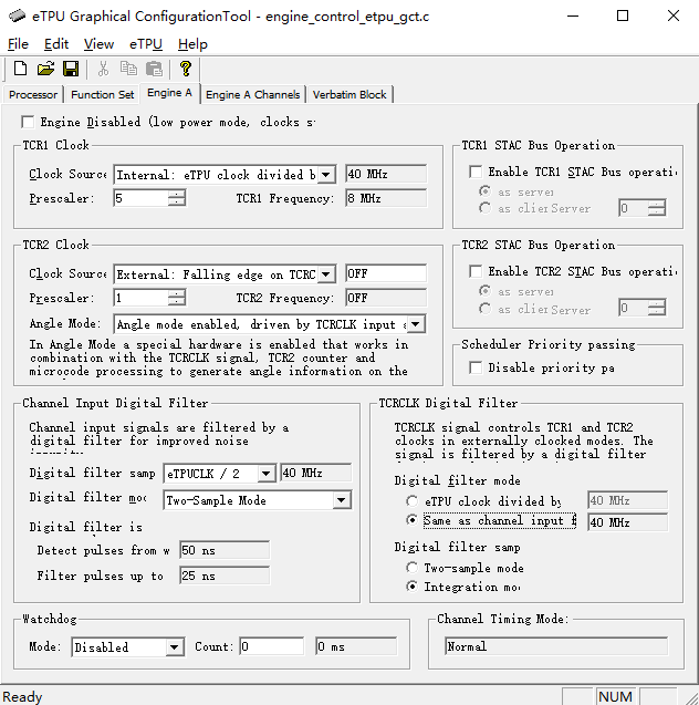 Solved: MPC563M eTPU, why doesn't engine position(cam and crank channels) work? - NXP Community