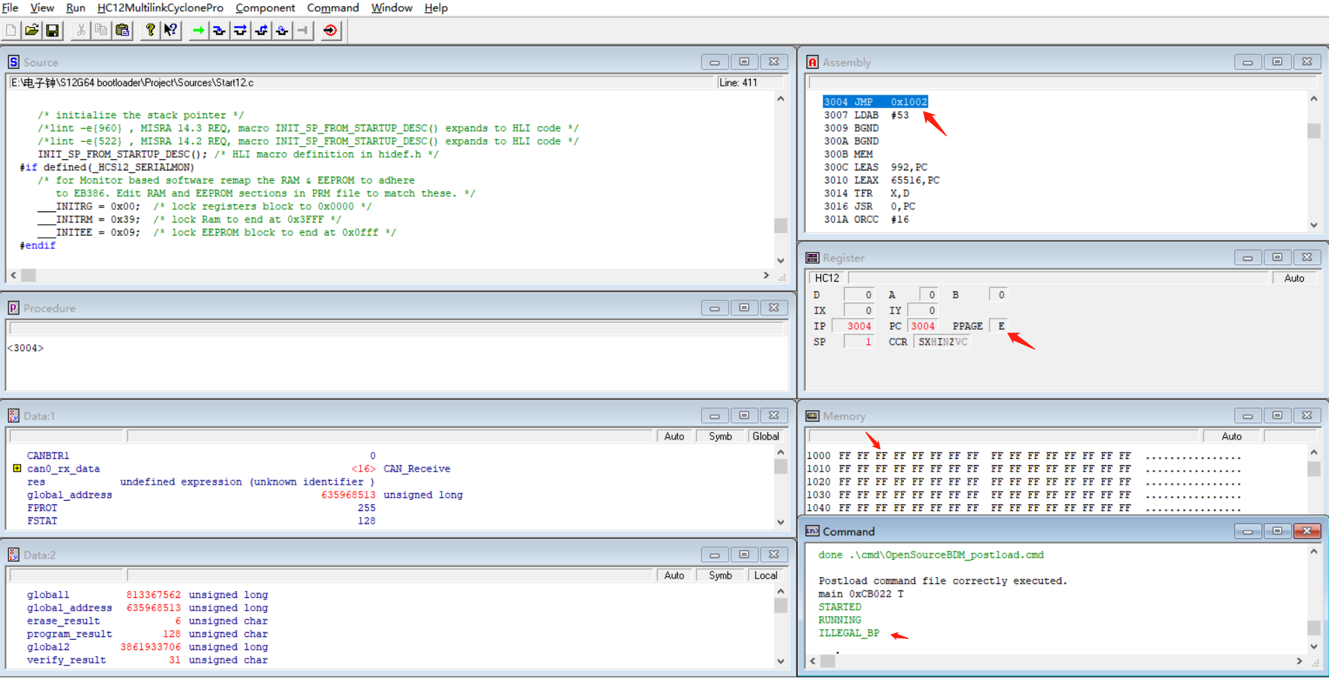 prm file configuration of S12G64 - S12G64的prm文件配置 - NXP Community
