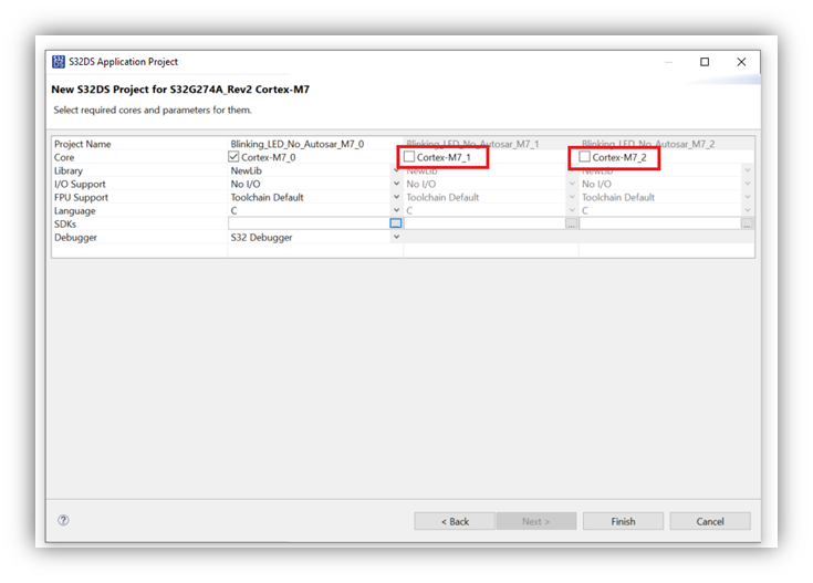 HOWTO: Create a Blinking LED application project for S32G using S32 RTD ...