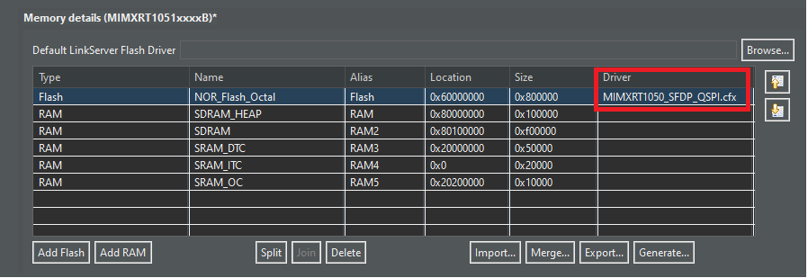Solved: NOR Octal SPI Flash Driver (.cfx) - NXP Community