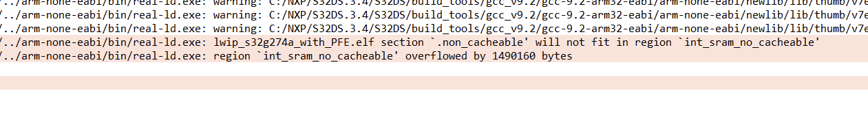 Solved: S32G-VNP-GLDBOX PFE_Driver run failed on M7 - NXP Community