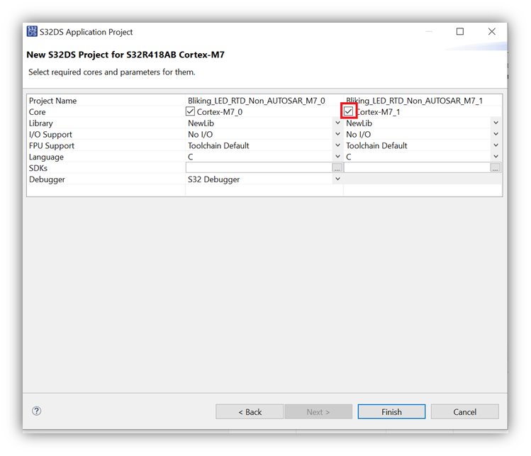HOWTO: Create a Blinking LED application project for S32R41 using S32 RTD No AUTOSAR - NXP Community