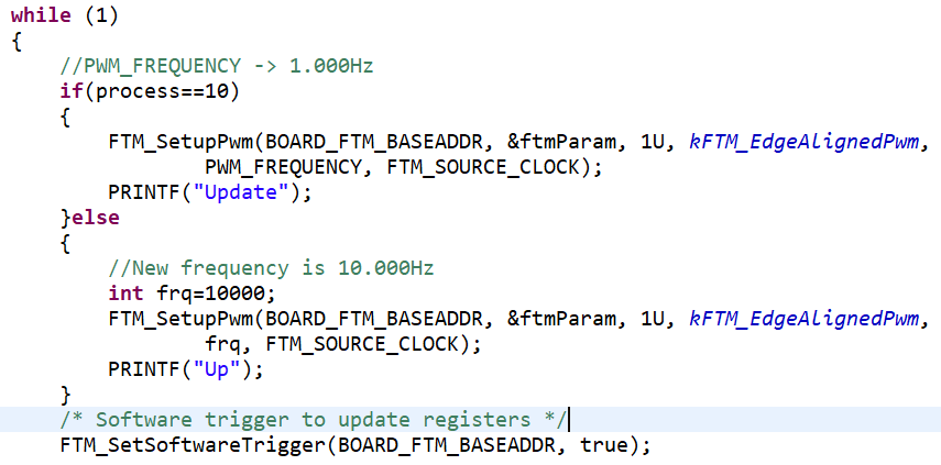 Solved: Dynamically change pwm frequency on FTM - NXP Community