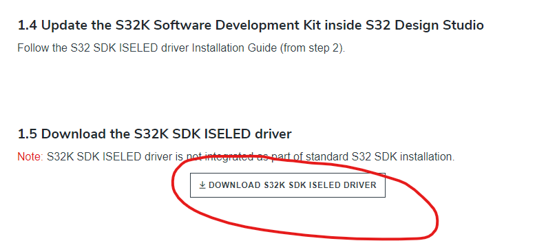 Solved: Re: S32K SDK ISELED driver evaluation licence - NXP Community