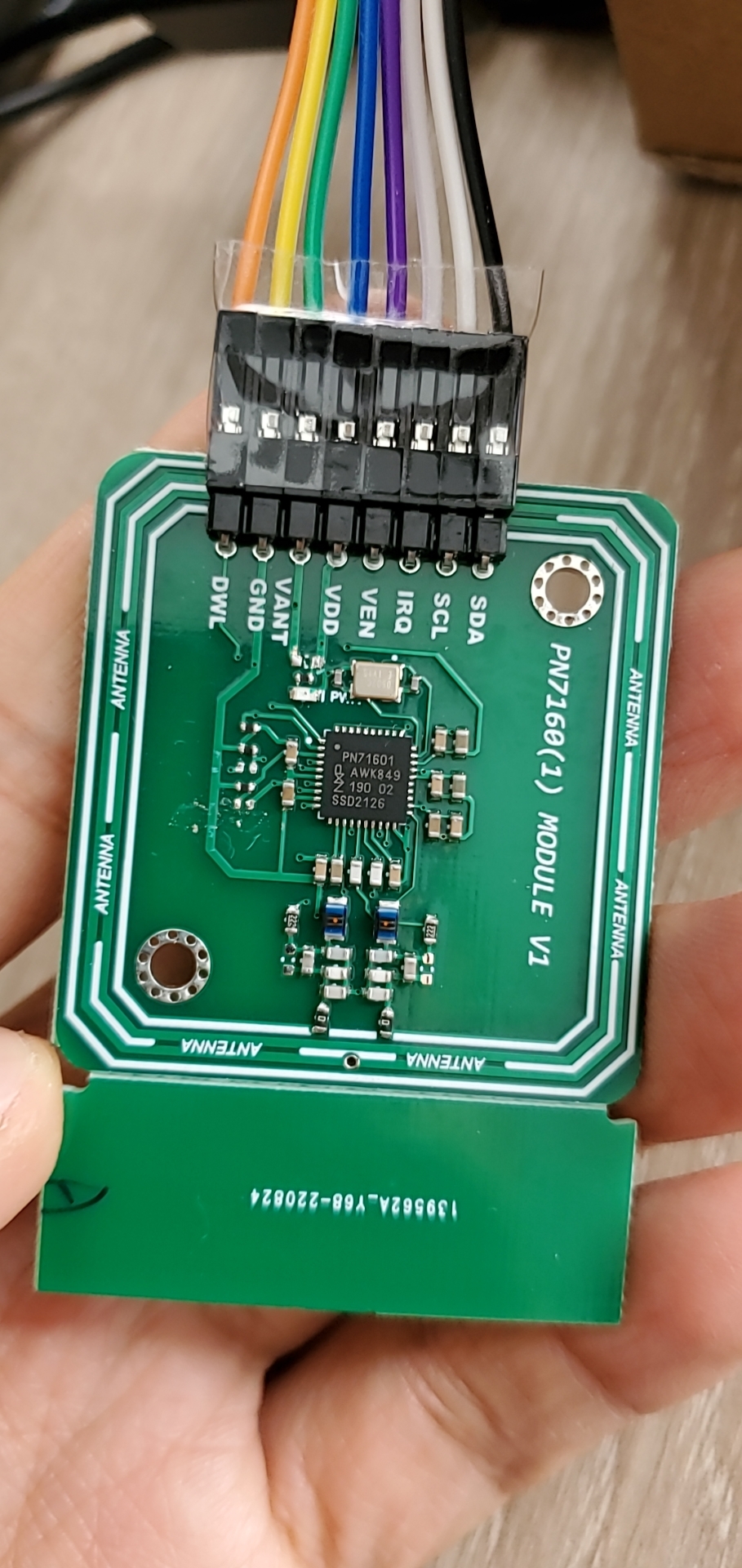 PN7160 design works but PN7161 doesn't work - NXP Community