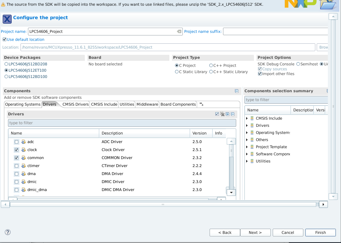 Solved: "MCU is not selected" after going through wizard - NXP Community