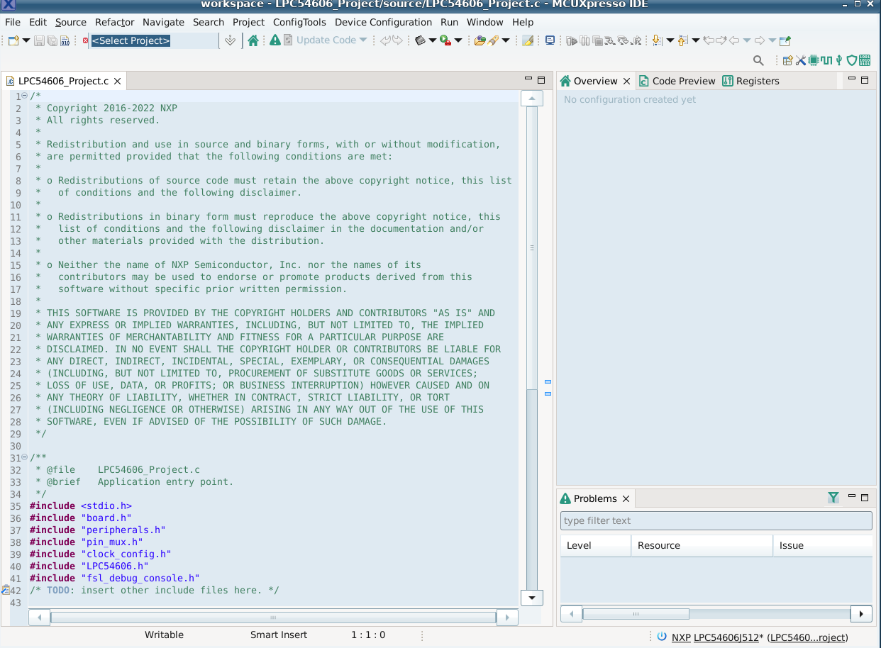 Solved: "MCU is not selected" after going through wizard - NXP Community