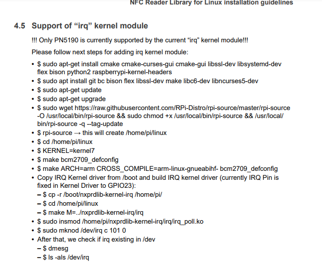 PN5190 --- nxprdlib-kernel-irq - NXP Community