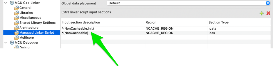 Solved: Re: Relocating DMA buffers to non-cacheable RAM with AT_NONCACHEABLE_SECTION() - NXP ...