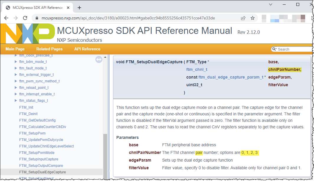 Using FTM2_CH0/CH1 and FTM2_CH2/CH3 in dual edge capture - NXP Community