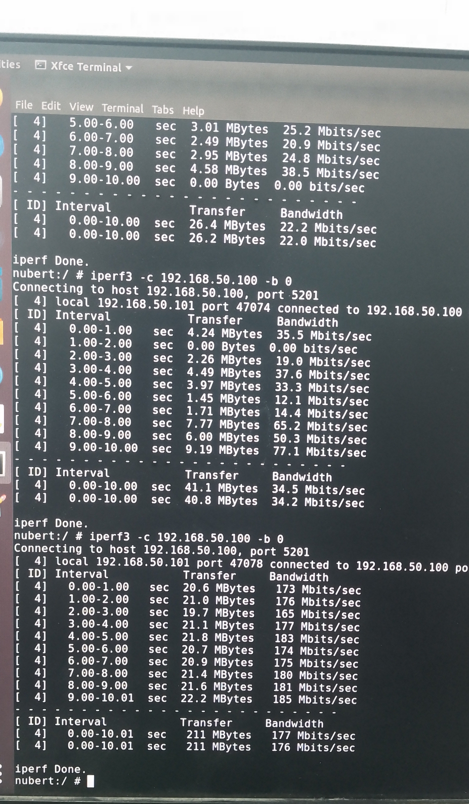 iperf3 imx8 tcp bandrate not stable while udp is good. - NXP Community