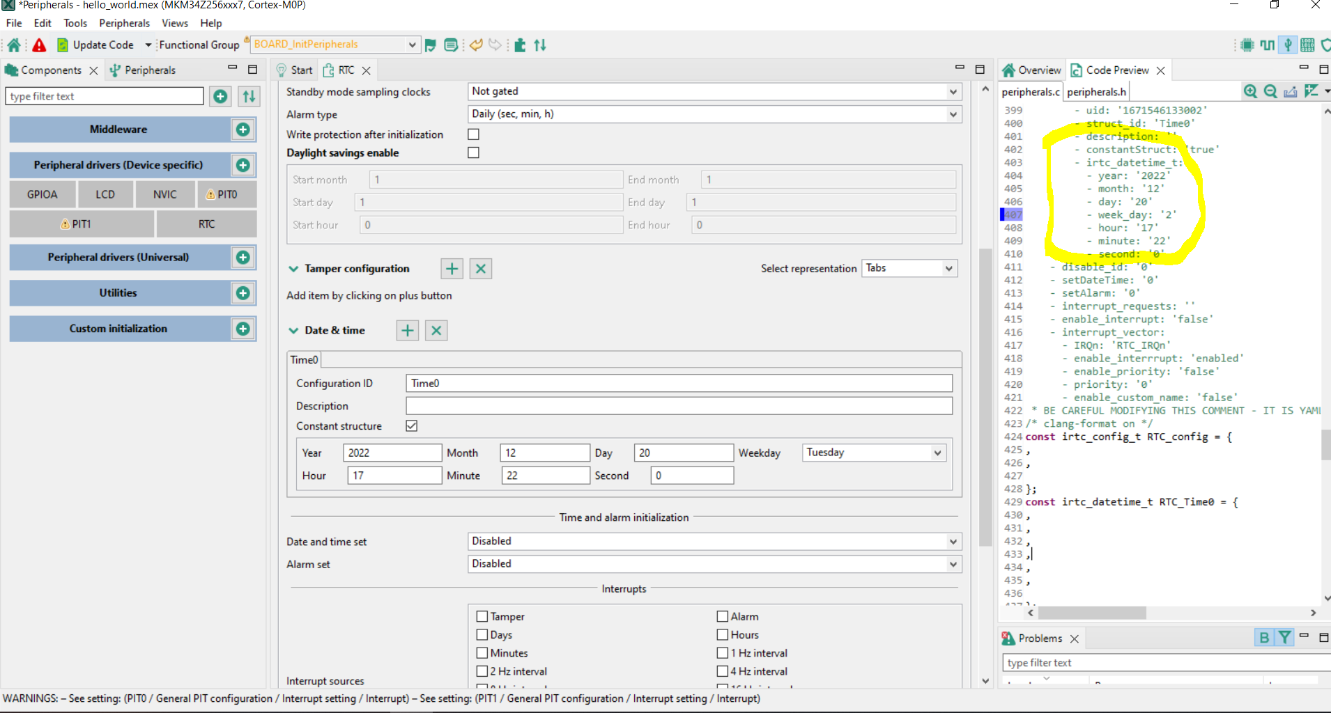 Solved: MCUxpresso doesn't generate struct variables for peripherals - NXP Community