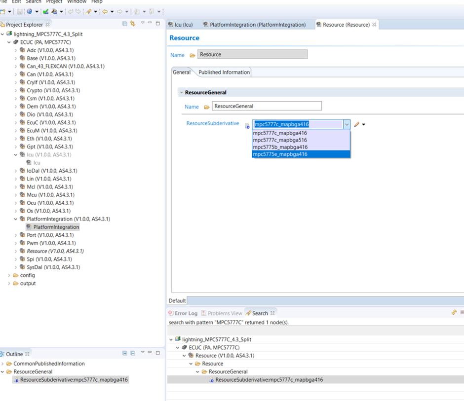MPC5777C 4.3 Sample Application on MPC5775E EVB Kit - NXP Community