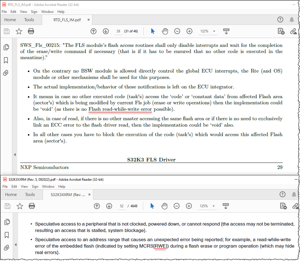 HardFault issue of FLS module occurs after enabling PIT - NXP Community