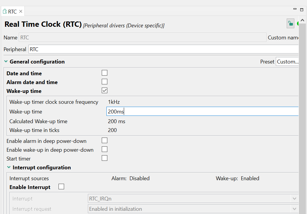 DeepSleep on MIMXRT685-AUD-EVK with RTC as wake up source - NXP Community
