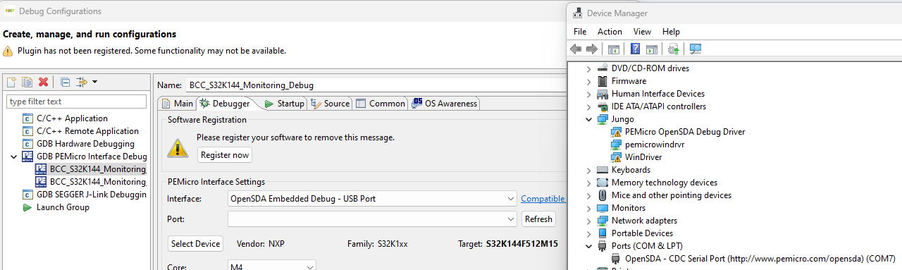 Solved: S32DS 2018.R1 doesn't recognize OpenSDA COM port on S32K144 EVB ...