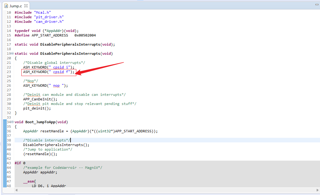 S32K344 bootloader jump to app issue? - NXP Community