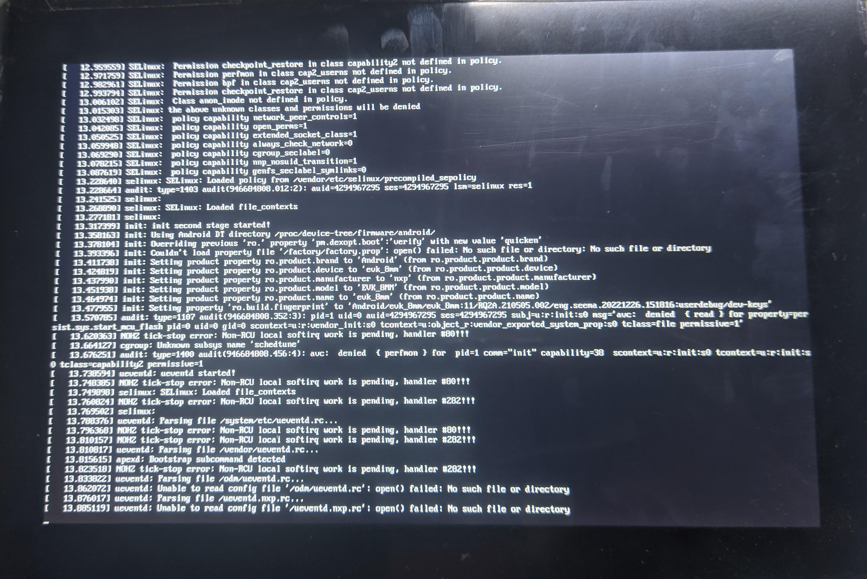 Solved: Serial logs are visible in display - NXP Community