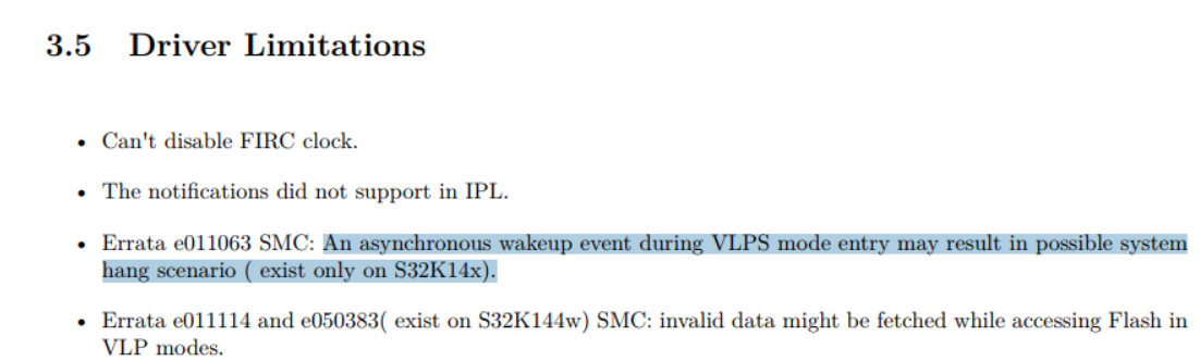 How to wake up S32k146 from VLPS with LPIT - NXP Community
