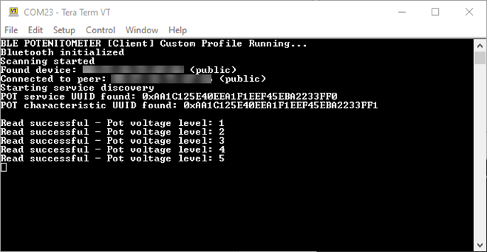 NXP BLE STACK: RT1060 Custom Profile - NXP Community