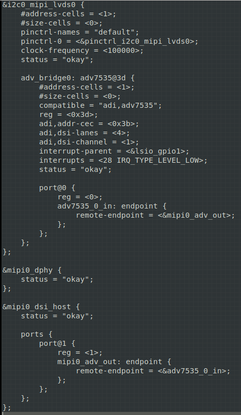 ADV7535 support for imx8x Linux 5.10.72 - NXP Community