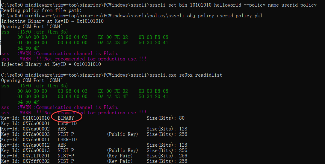Se05x_API_DeleteAll() on SE050E-ARD - NXP Community