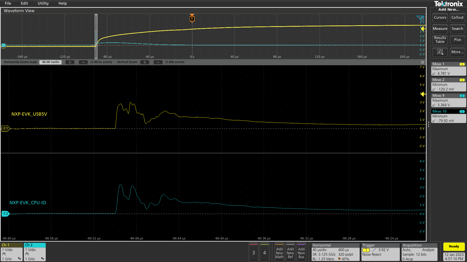 iMXRT1175, leakage voltage from USB_VBUS pin - NXP Community
