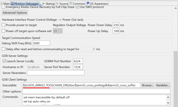 S32DS PEmicro debug - NXP Community