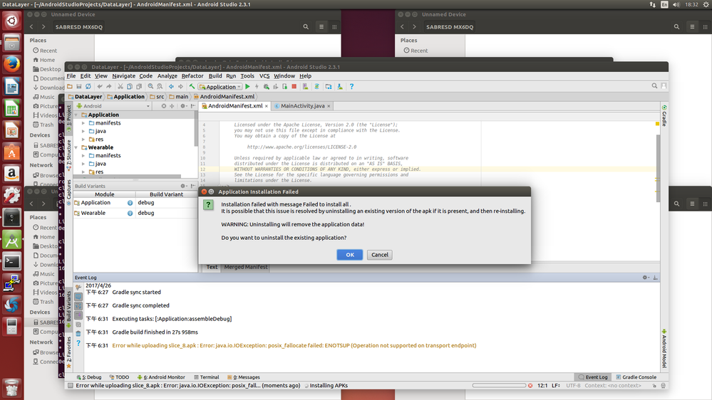 Use the Android Studio "Instant Run" to install apk is fail in android ...