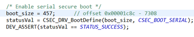 Solved: Secure Boot Missmatched - Calculated CMAC and stored CMAC do not match. - NXP Community