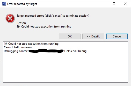 Debugging problems when changing RAM order/size (LPCXpresso 54628) - NXP Community