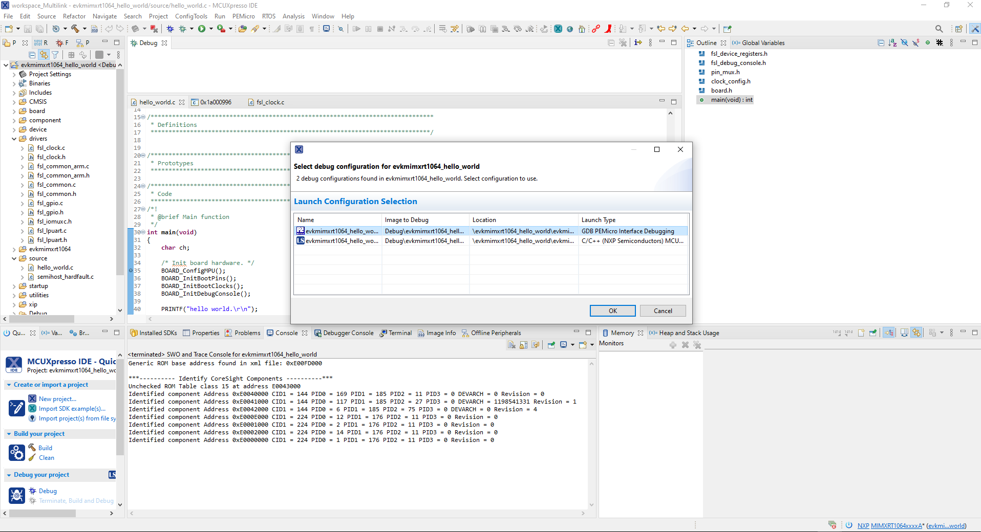 IMXRT1064 PEMicro Debug Error During Flash Programming - NXP Community