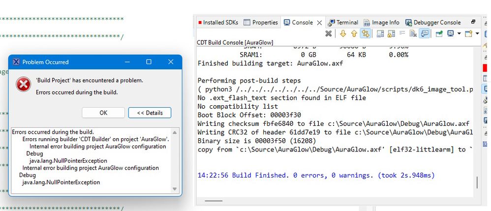 CDT Builder Error - NXP Community