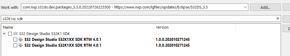 Solved: How to connect SDK Version 4.0.3 to S32DS - NXP Community