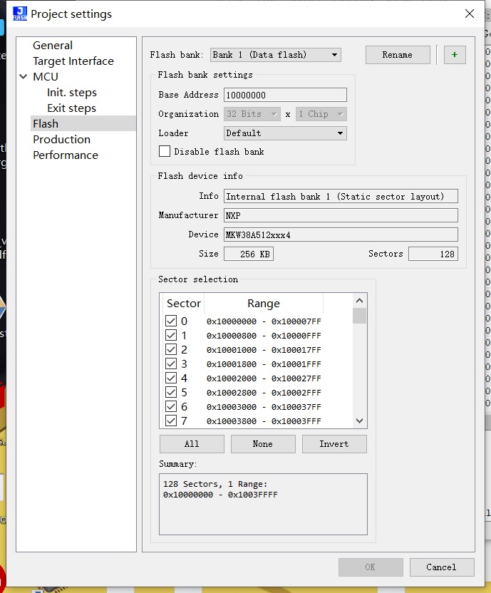 Solved: Does J-Flash can program 512kb in kw38 - NXP Community