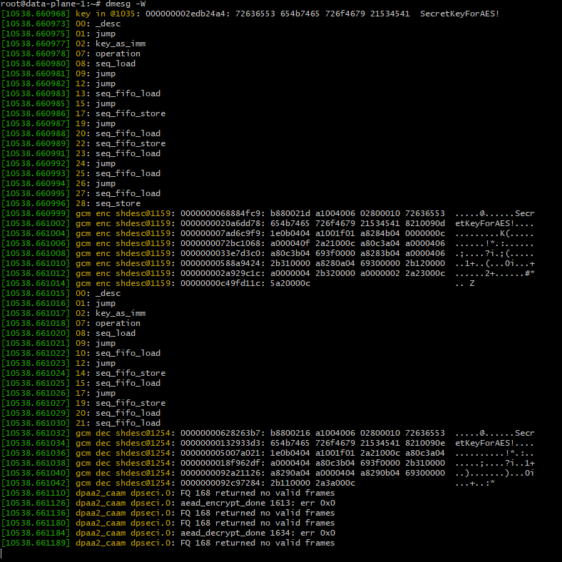 Problems and lots ouf outputs in dmesg while using sec on lx2160A - NXP Community