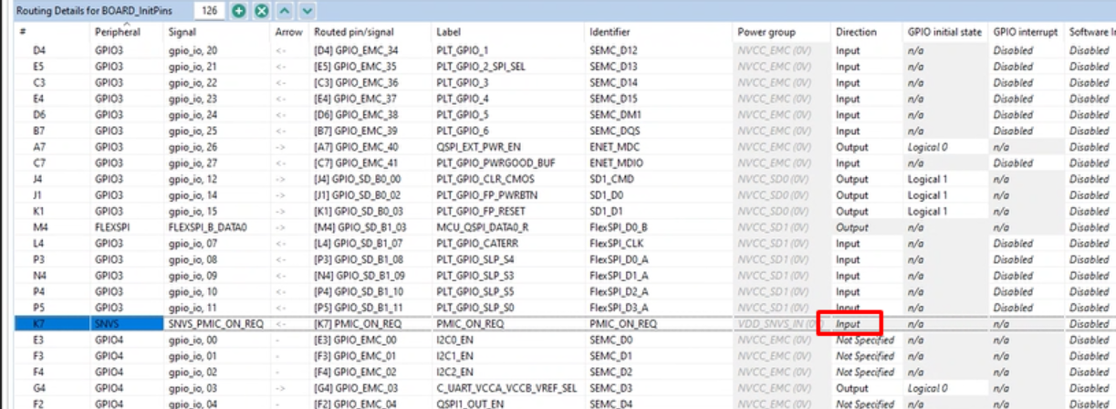 incorrect pin direction using NXPXSPRESSO - NXP Community