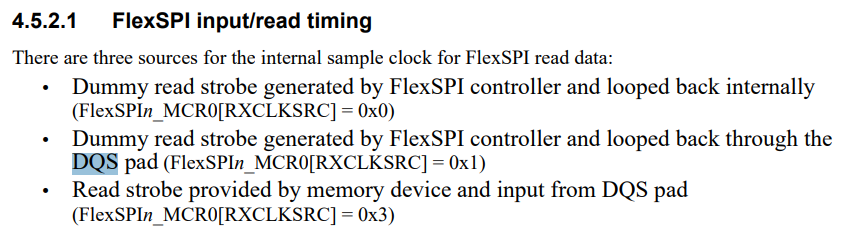 RT1176 : Flexspi two octals flash memories and dqs - NXP Community