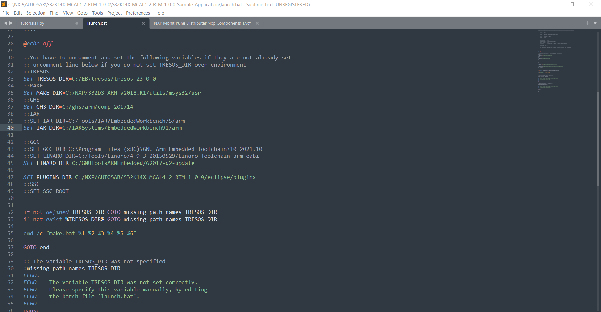 How to Solve Compile Error MCAL in the S32K144EVB with EB tresos - NXP ...