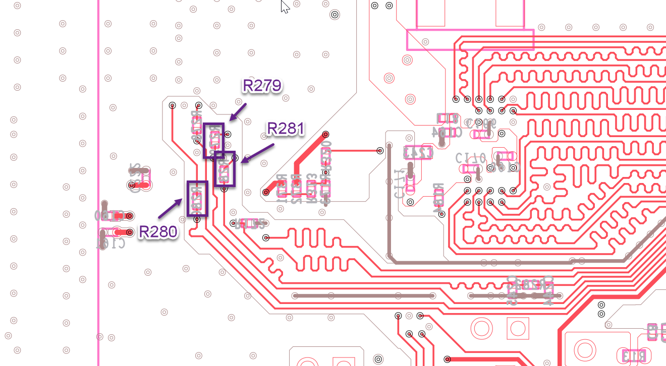 where are R279, R280 & R281 located on RT1050EVK board? - NXP Community