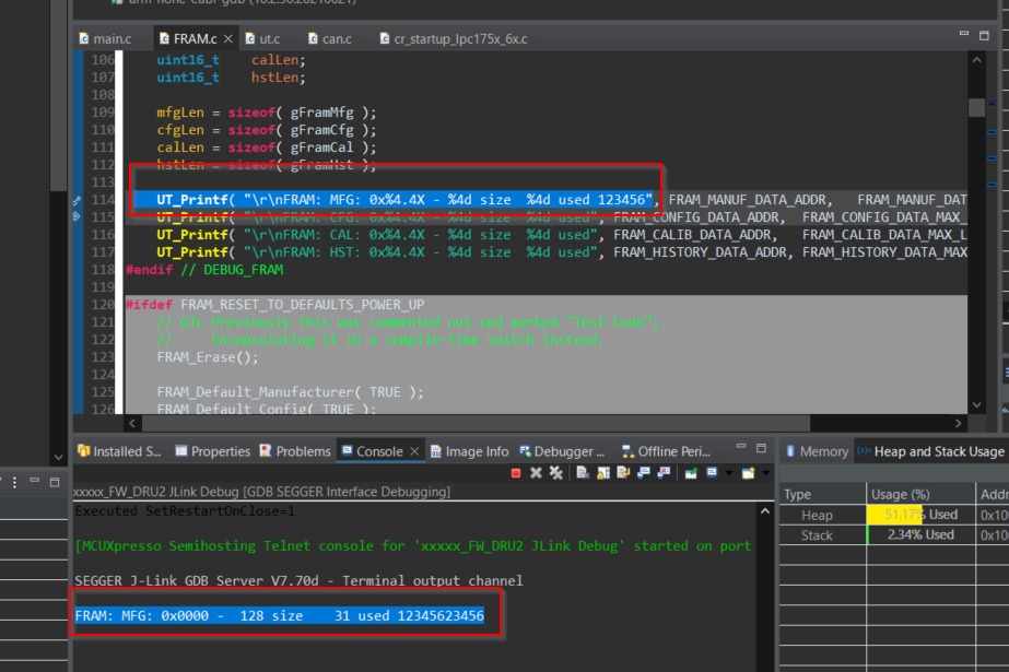 printf working but vprintf not working - NXP Community