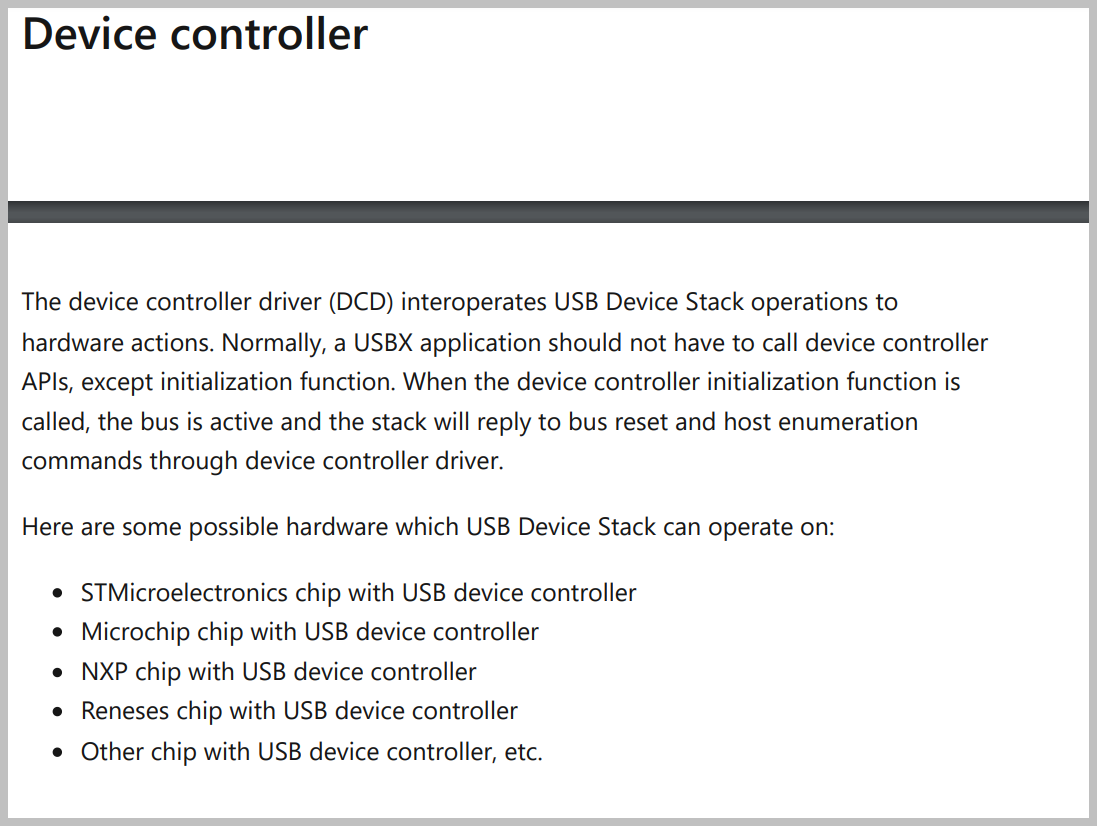 UsbX Device Controllers Driver - NXP Community