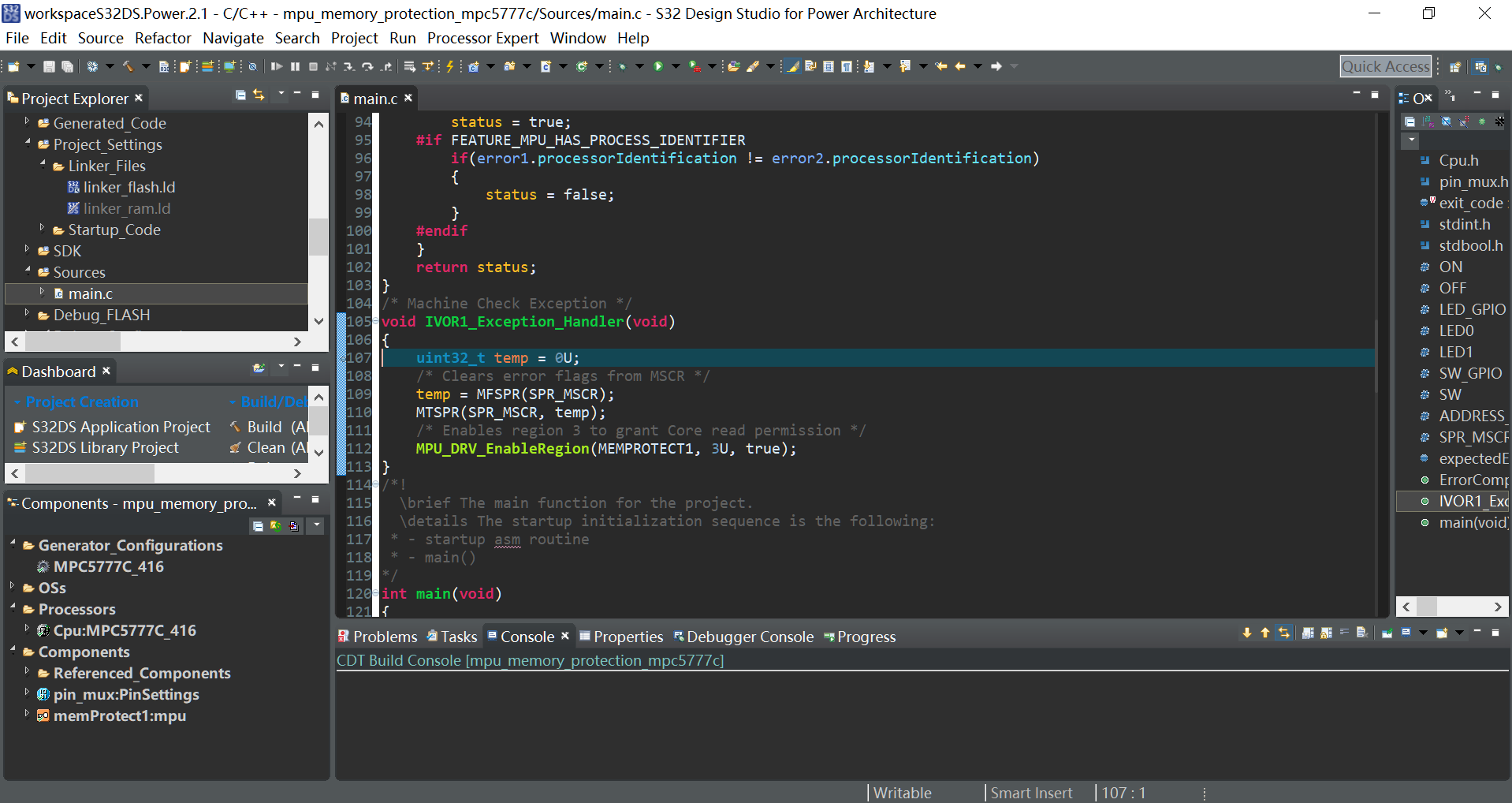 Solved: Enabling Memory Protection with MPU on MPC5775E - NXP Community