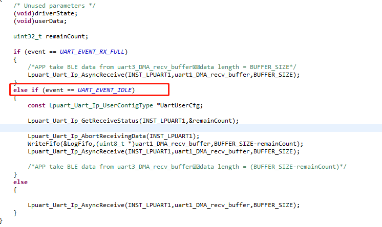 The S32K312 UART+DMA+IDLE received data is 0. Procedure issue - NXP ...