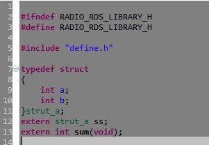 How use an struct variable in app project and library project - NXP Community