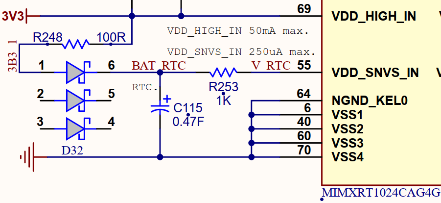 Problems with VDD_SNVS_IN in i.MXRT1024 - NXP Community