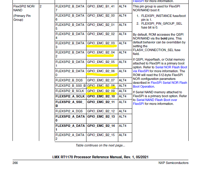 Solved: Modify MIMXRT1170_SFDP_QSPI.cfx for alternative flexspi pins ...