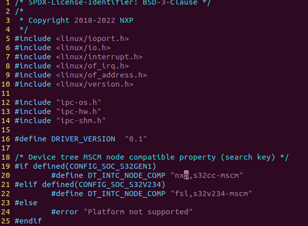 Solved: Problem: S32R45 IPCF insmod ipc-shm-sample.ko mod ERROR: Invalid parameters. - NXP Community